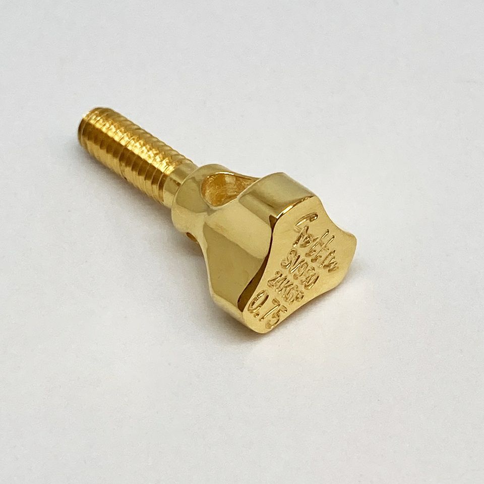 即納可！ Gottsu SV950 GP Sax Neck Screw ゴッツ サックス ネックスクリュー 金メッキ仕上げ ネジ ※メール便ご ...