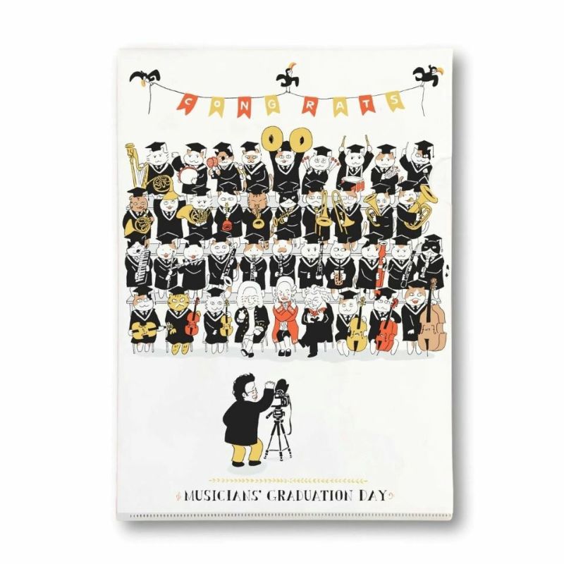 Some Music Design クリアファイル 音楽家の卒業式 サムミュージックデザイン メール便対応可 | 宮地楽器 ららぽーと立川立飛 ...